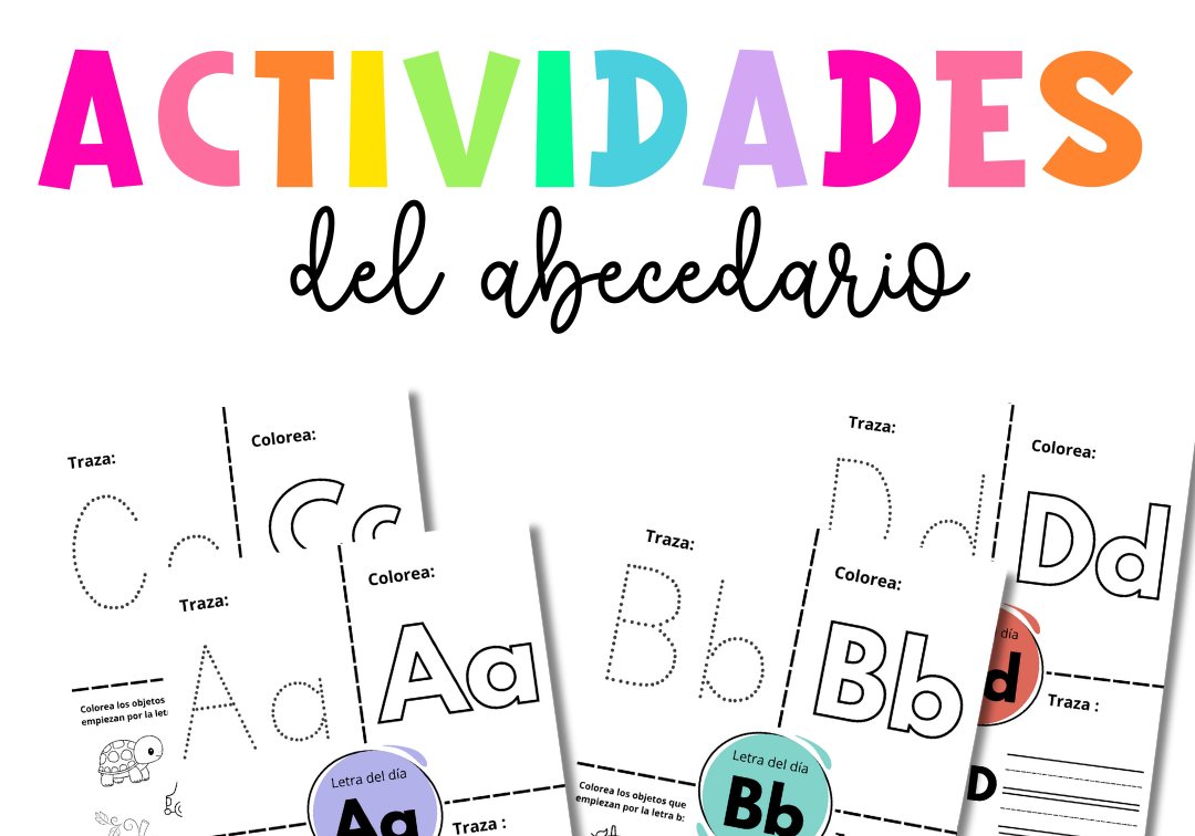 Actividades del alfabeto para niños GRATIS | Trazar y colorear