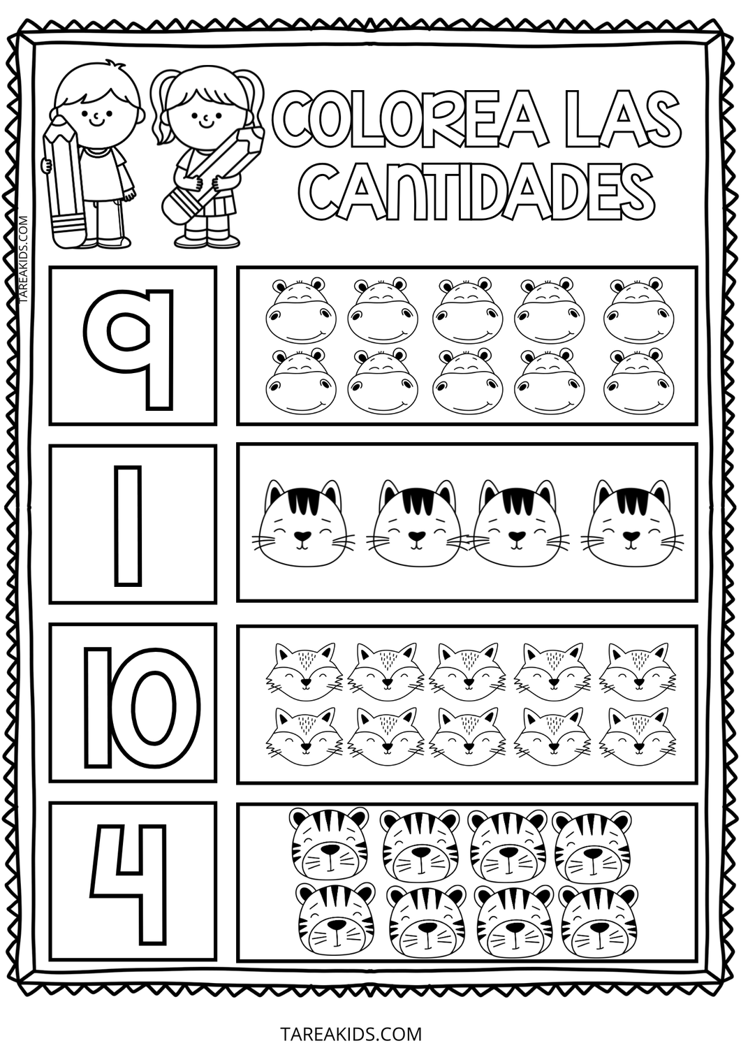 📖 ¡Descarga GRATIS hojas para trazar los números del 1 al 10! ️