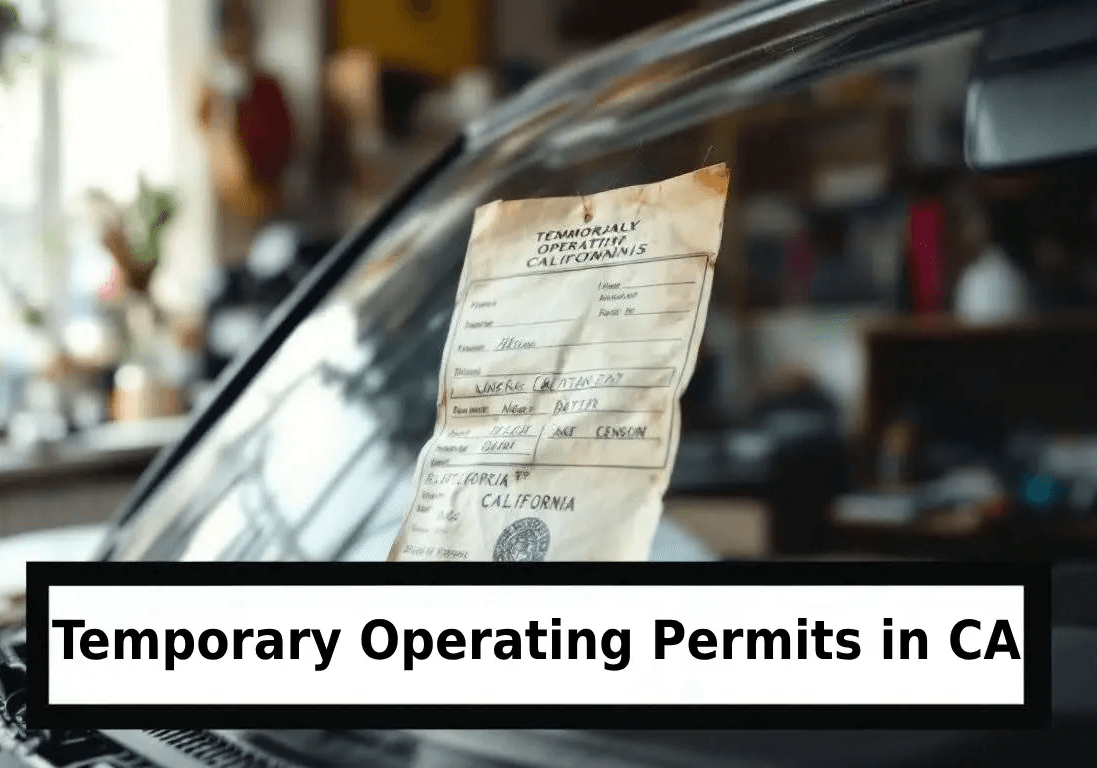 Temporary Operating Permits in California