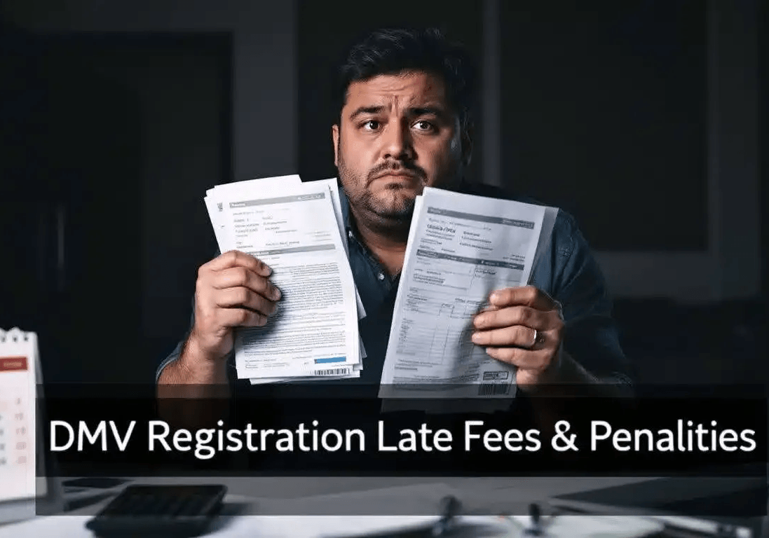 DMV Registration Late Fees and Penalties