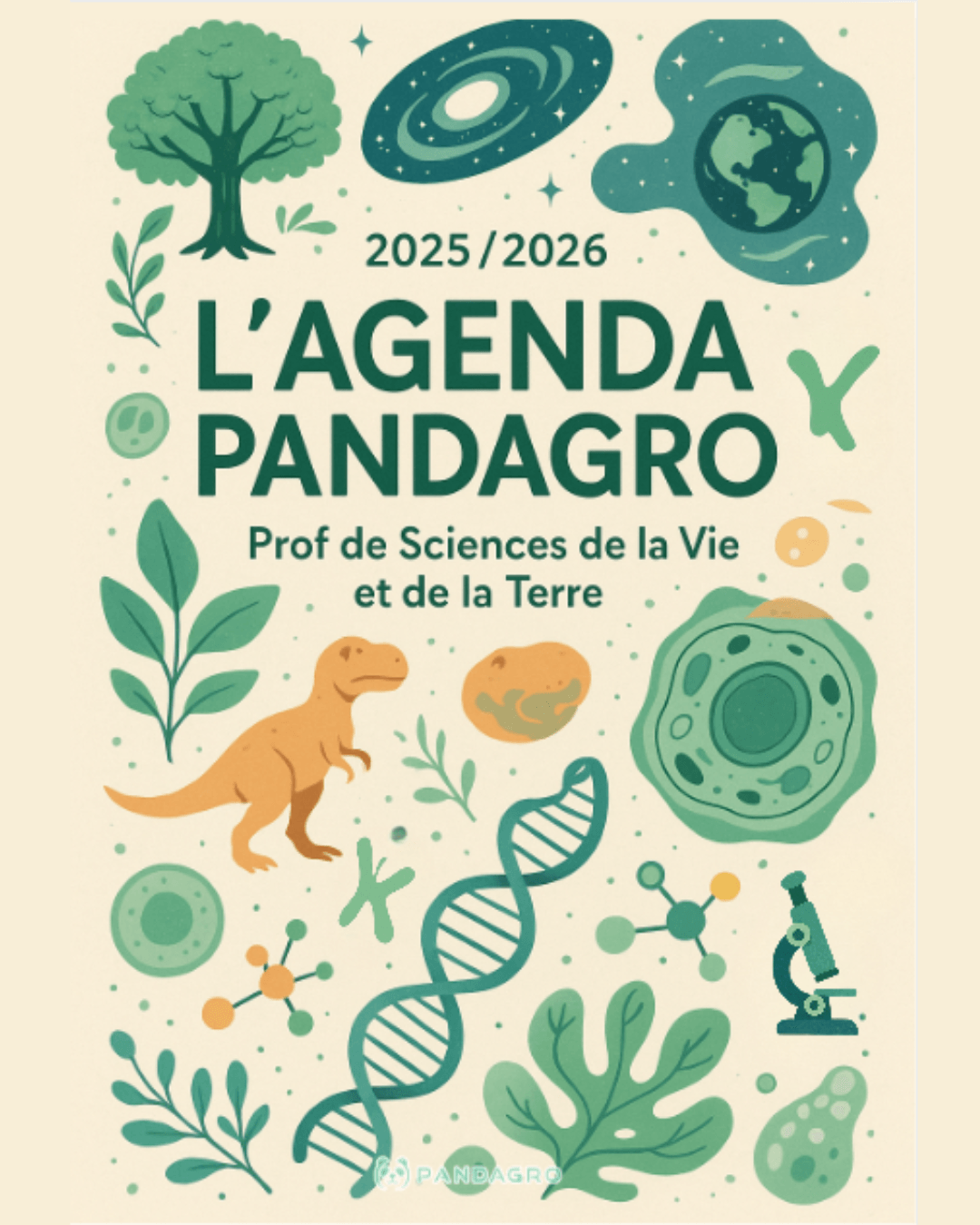 L’agenda Pandagro 2025-2026 fait par des profs de SVT, pour les profs de SVT.
