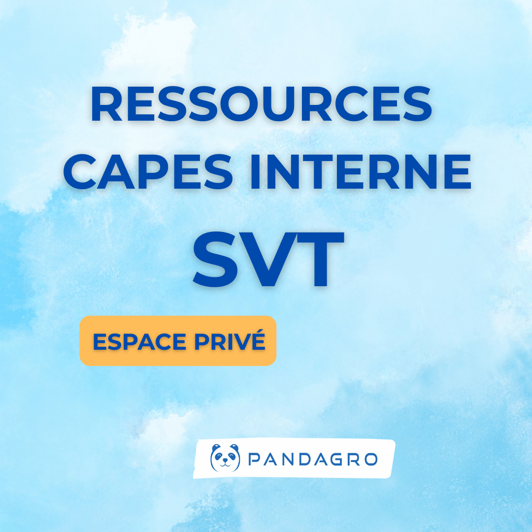 2026 CAPES INTERNE SVT : RAEP, Annales, Rapports et Ressources