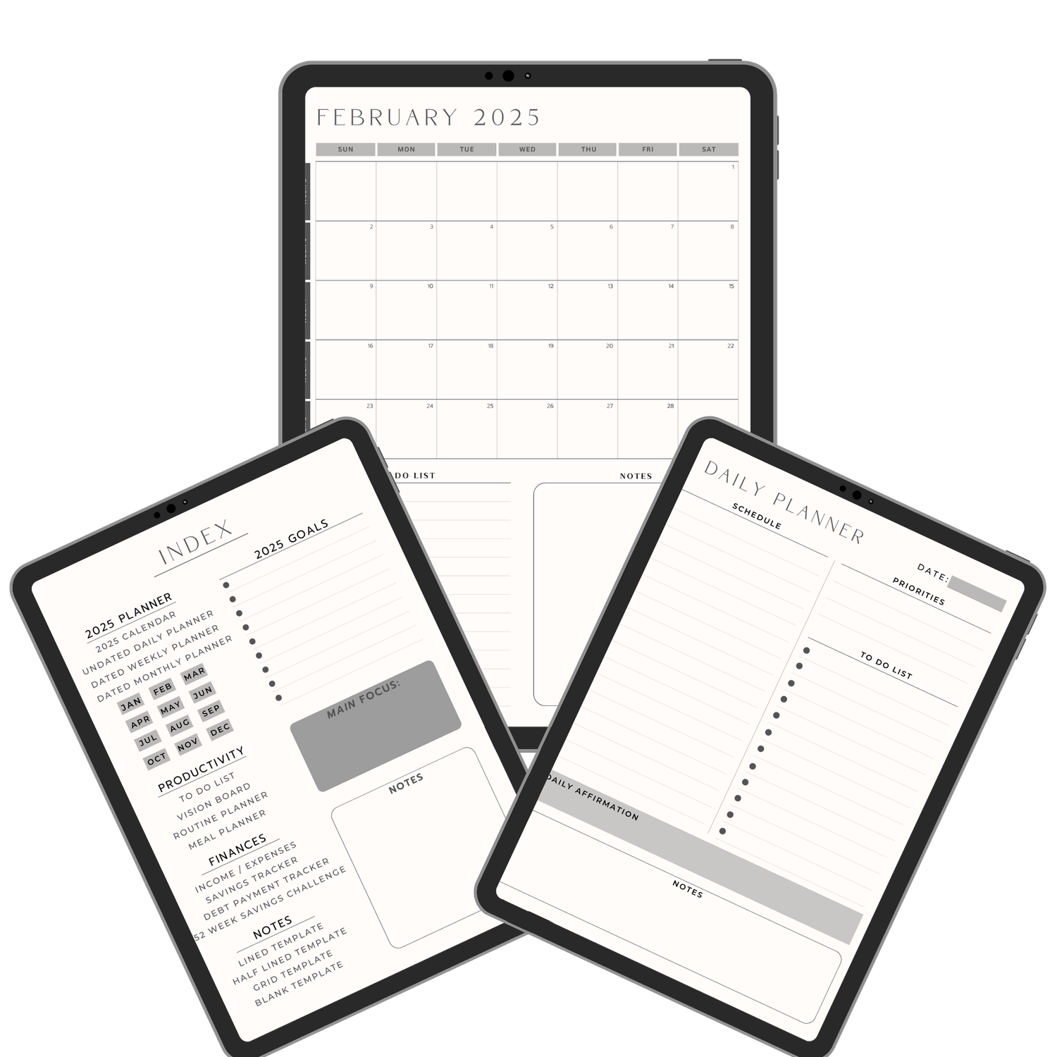 Free Digital Weekly Planner for iPad & GoodNotes | Simple Plan