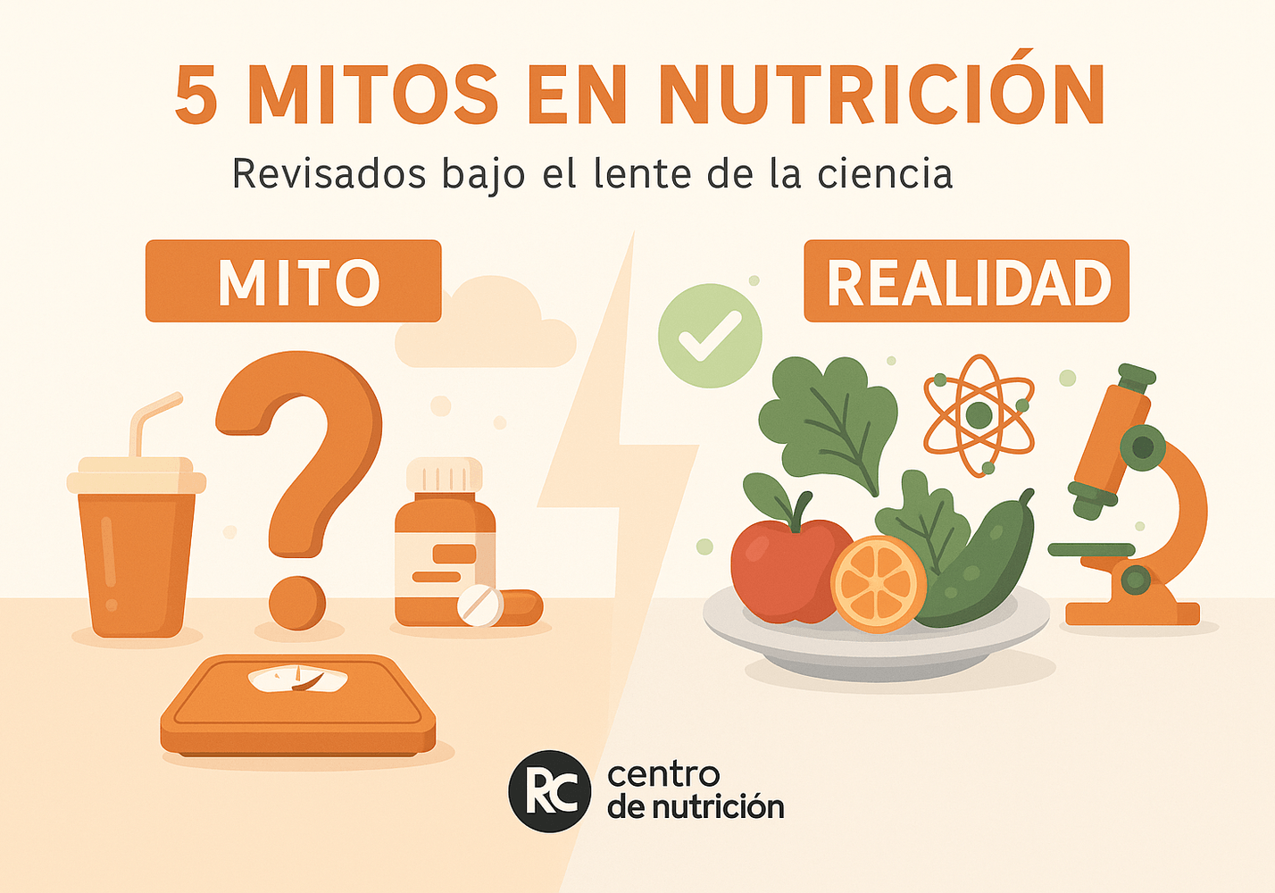 5 MITOS COMUNES EN NUTRICIÓN