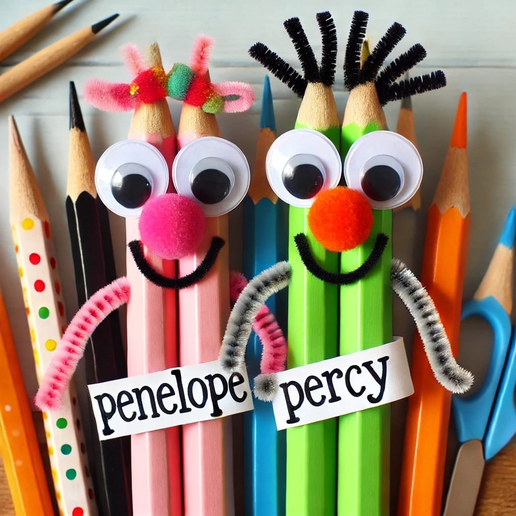 How To Make Penelope and Percy Pencils