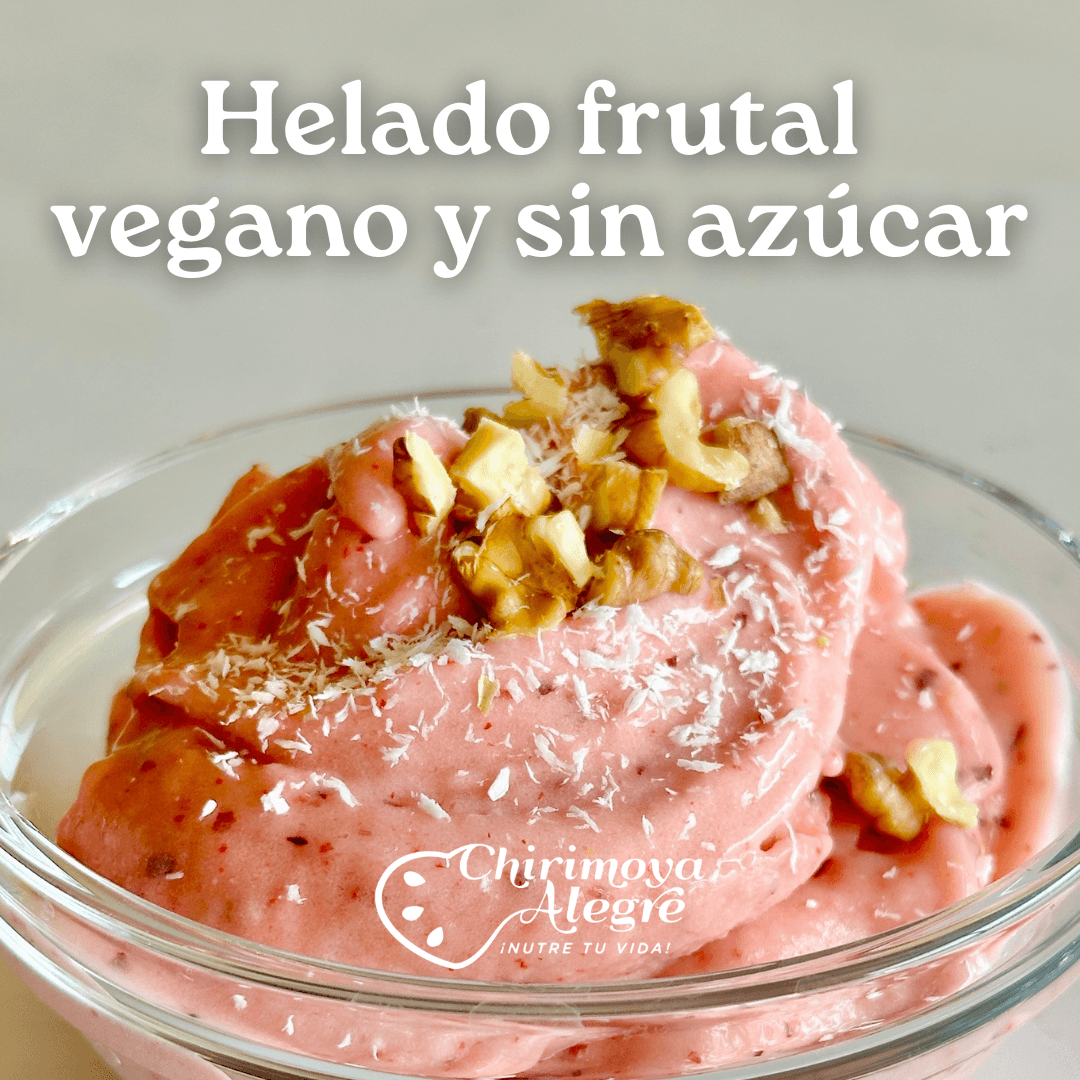 Receta Helado frutal